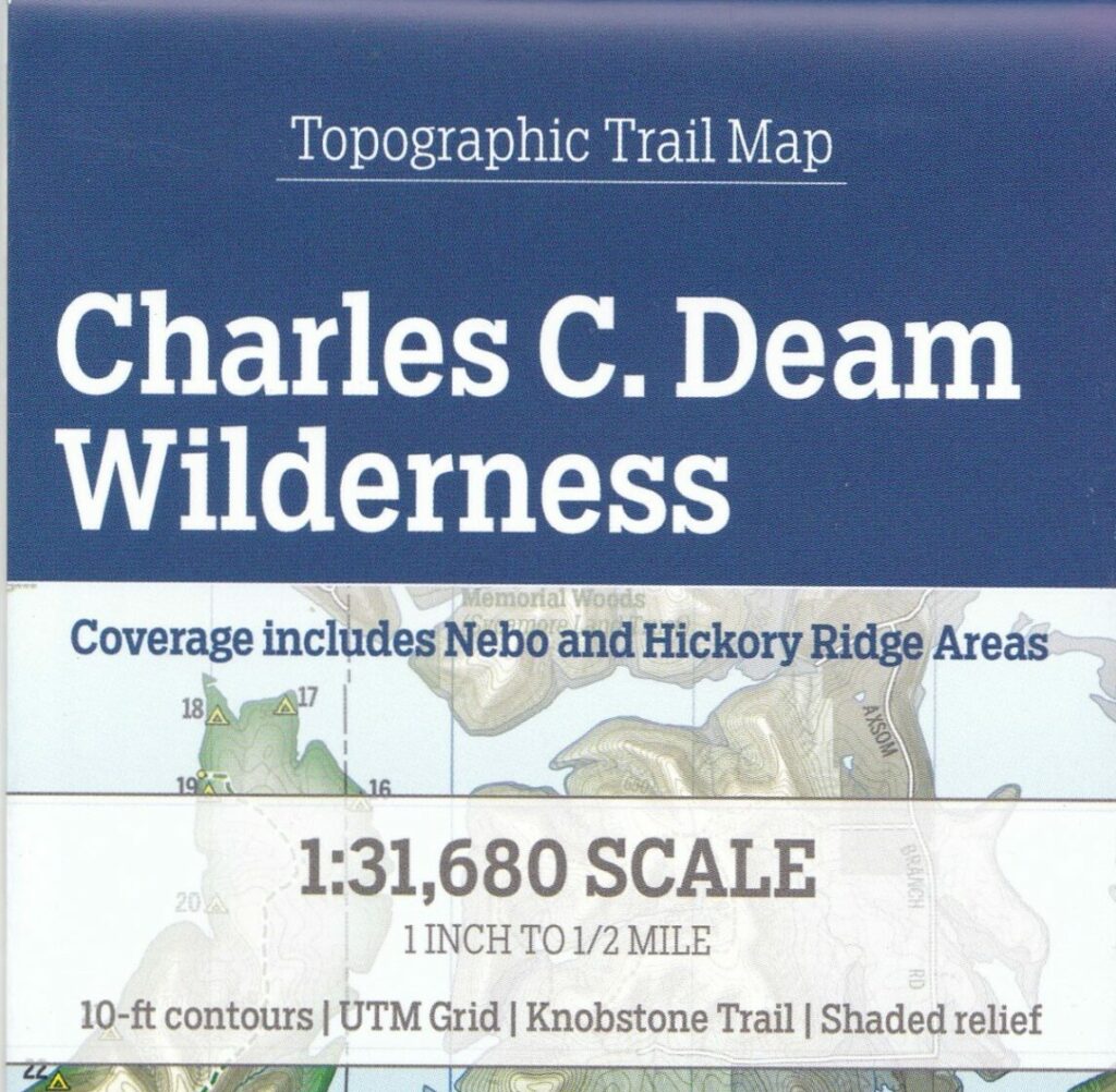 IG&WS Maps – Charles C. Deam Wilderness – Hoosier National Forest (HNF ...